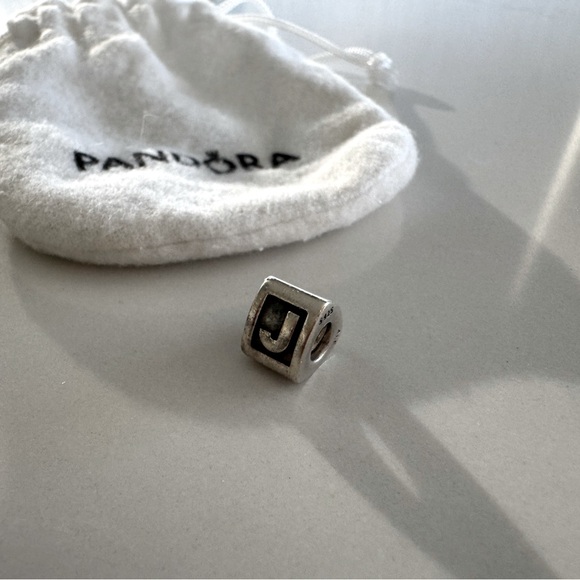 Pandora | Jewelry | Pandora Letter J Alphabet | Poshmark